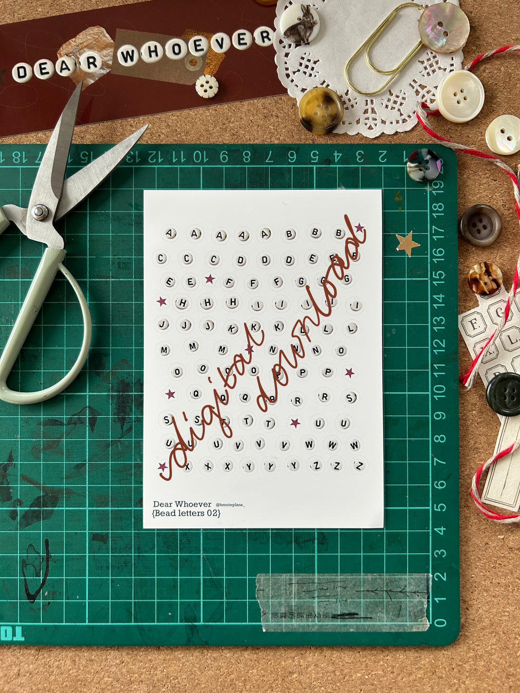 Printable Stickers – Dear Whoever