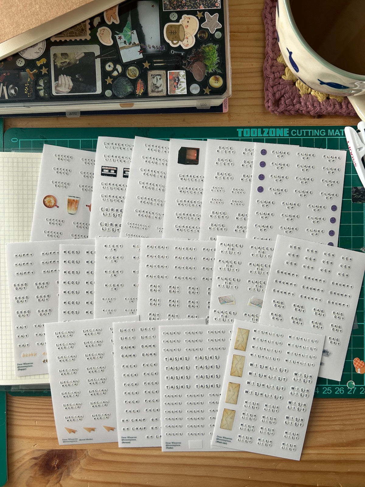 Functional Planner Mini Sheets (16 designs!) – Dear Whoever